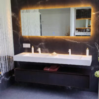 Exklusive Badmöbel Doppelwaschtisch RIO 180 cm - Adaxada GmbH